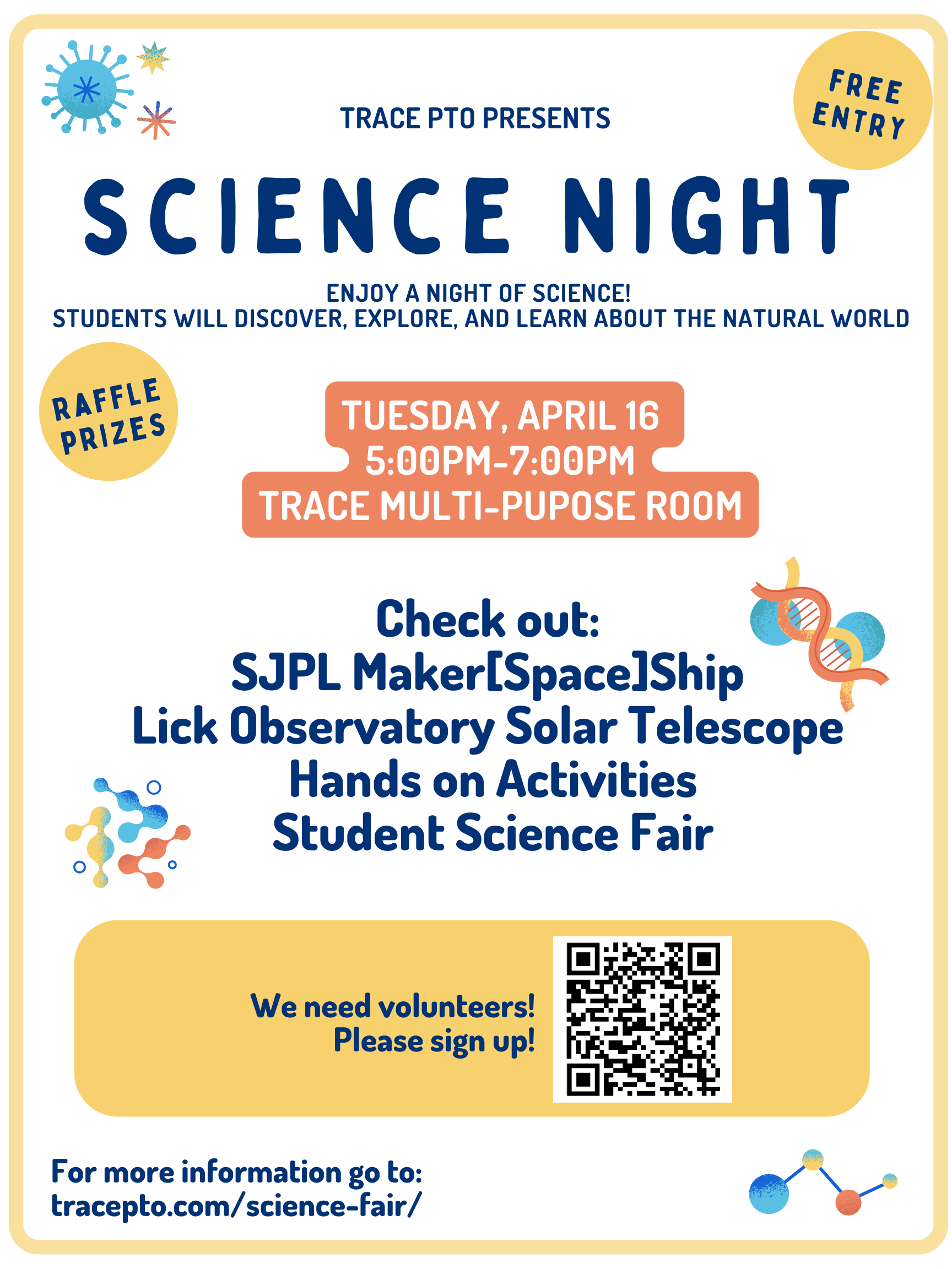Science Fair – Trace PTO